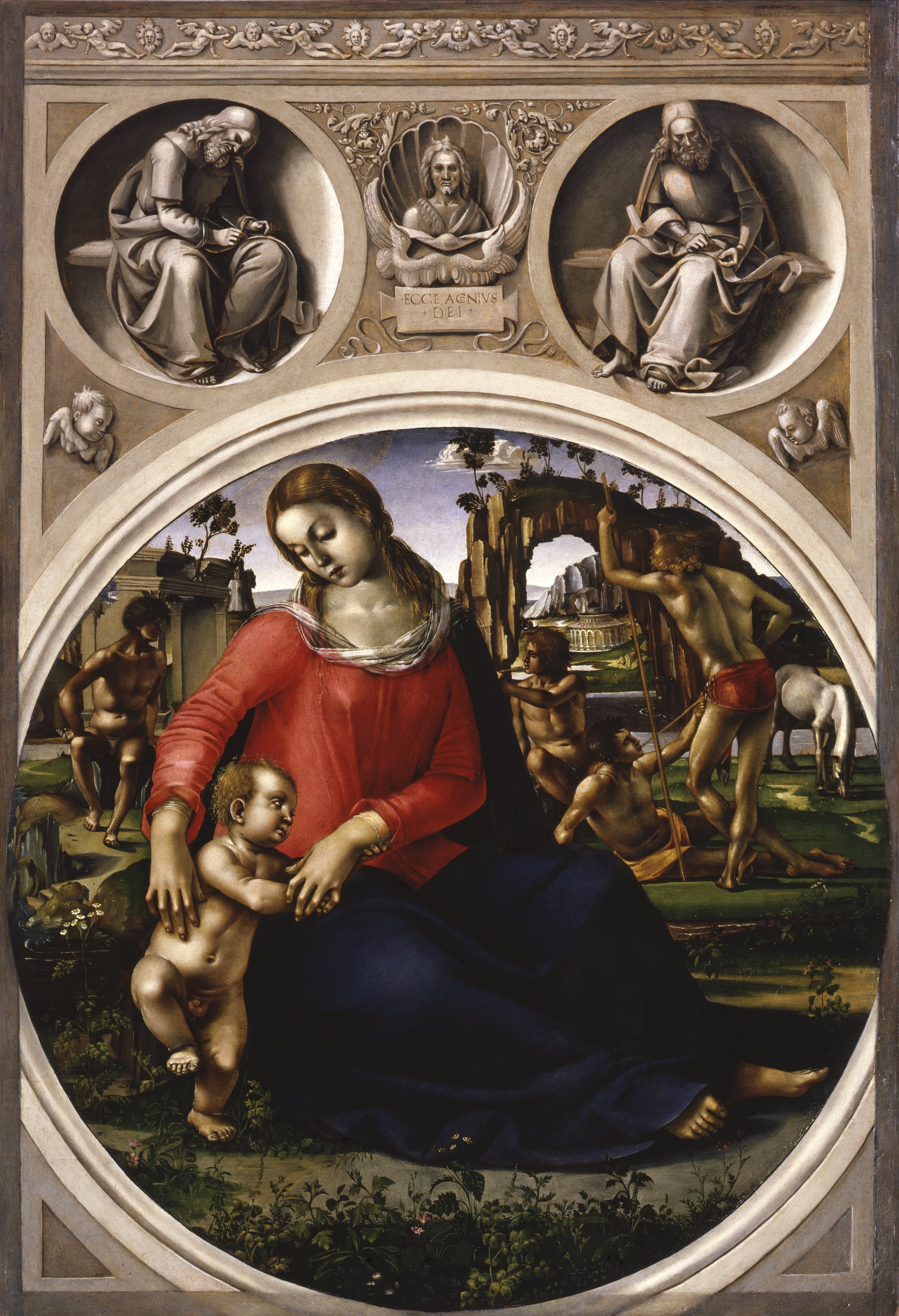 Madonna with Child by Luca Signorelli | Artworks | Uffizi Galleries