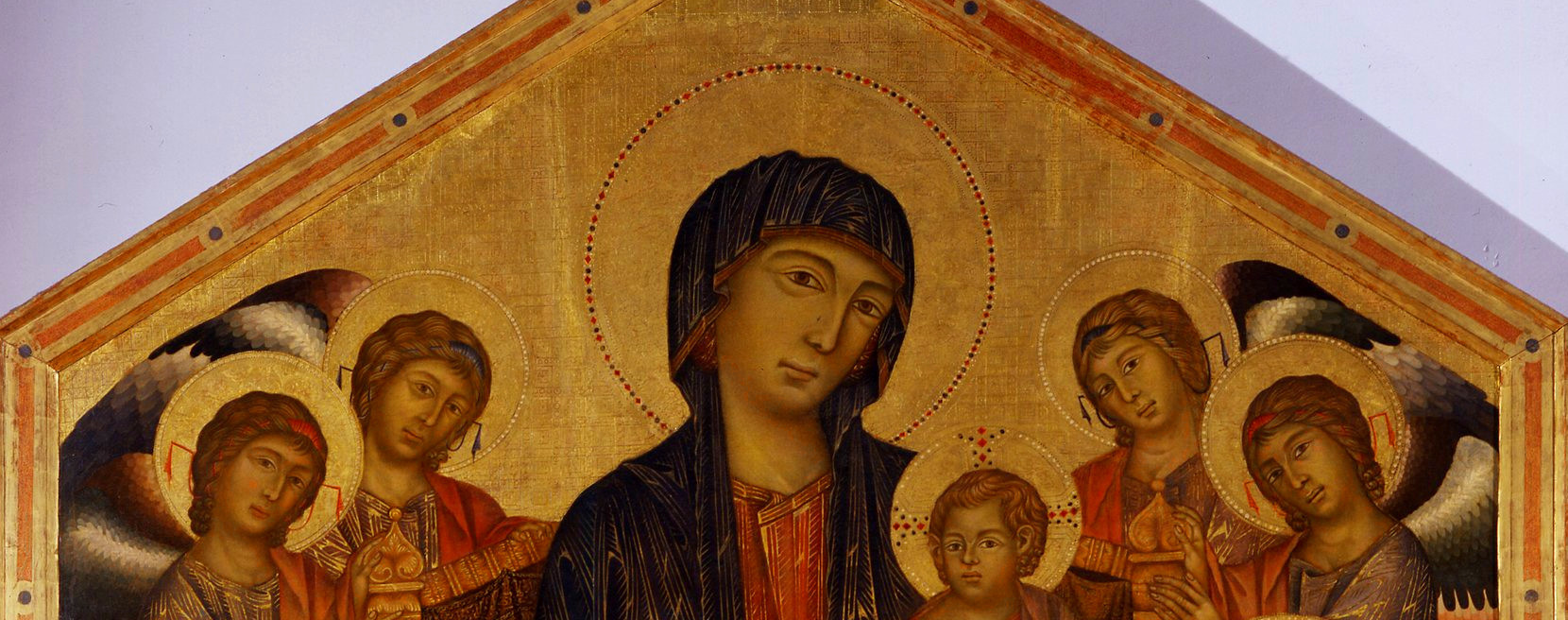 Between Human and Divine: Cimabue and the Santa Trinita Maestà | Uffizi ...