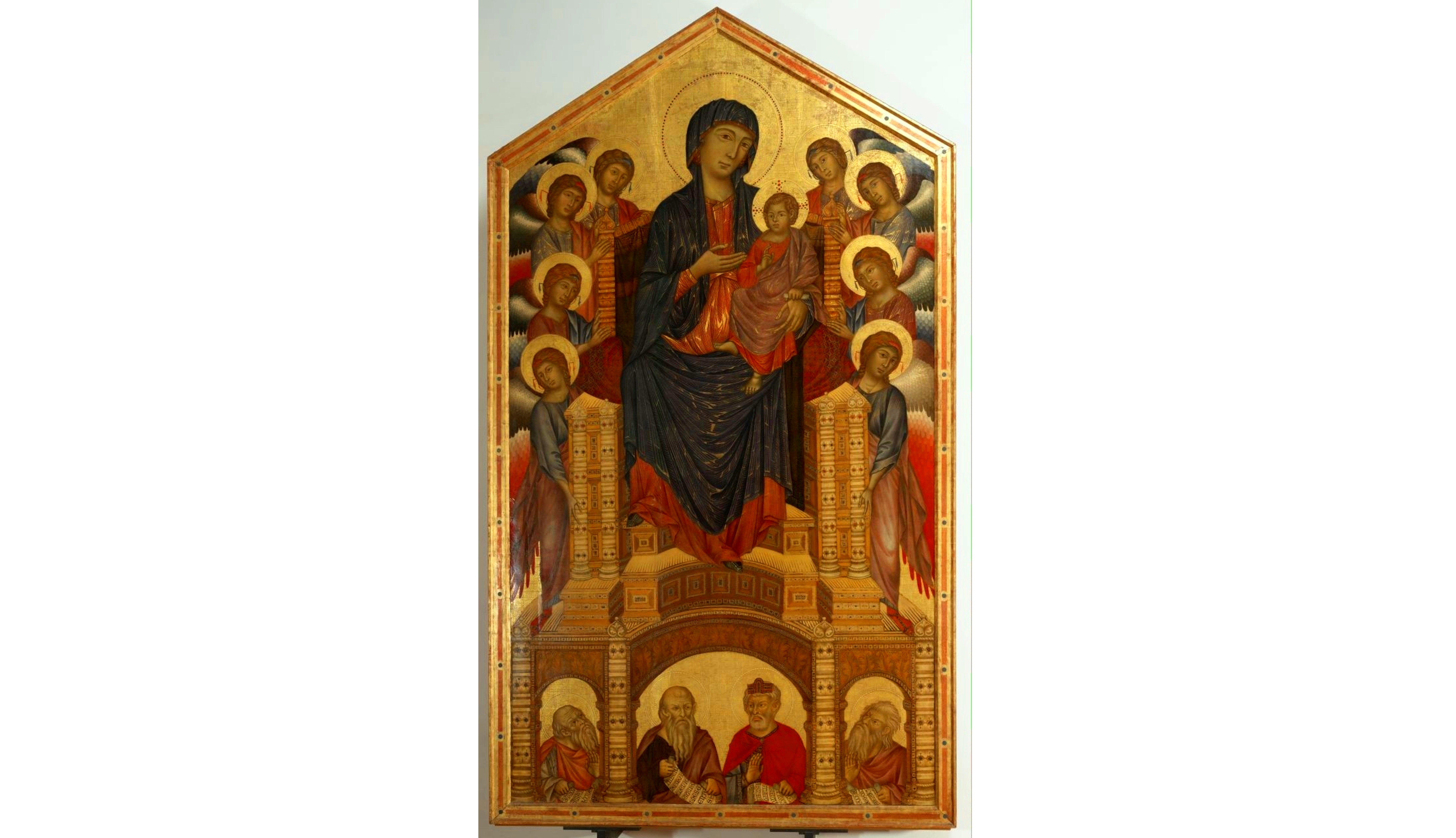 Between Human and Divine: Cimabue and the Santa Trinita Maestà | Uffizi ...