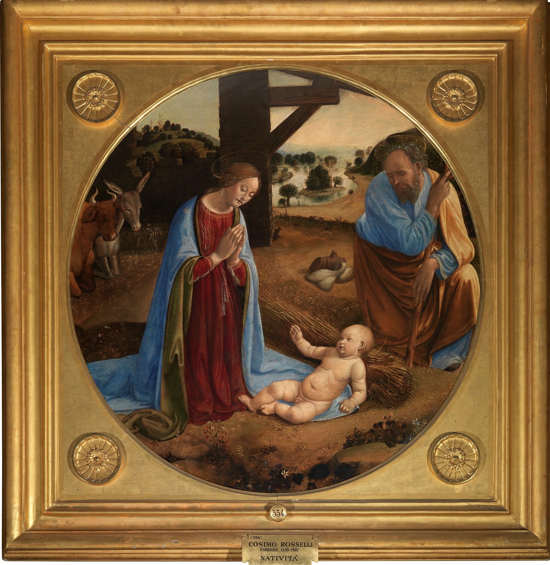 The Adoration of the Christ Child by Cosimo Rosselli | Artworks ...
