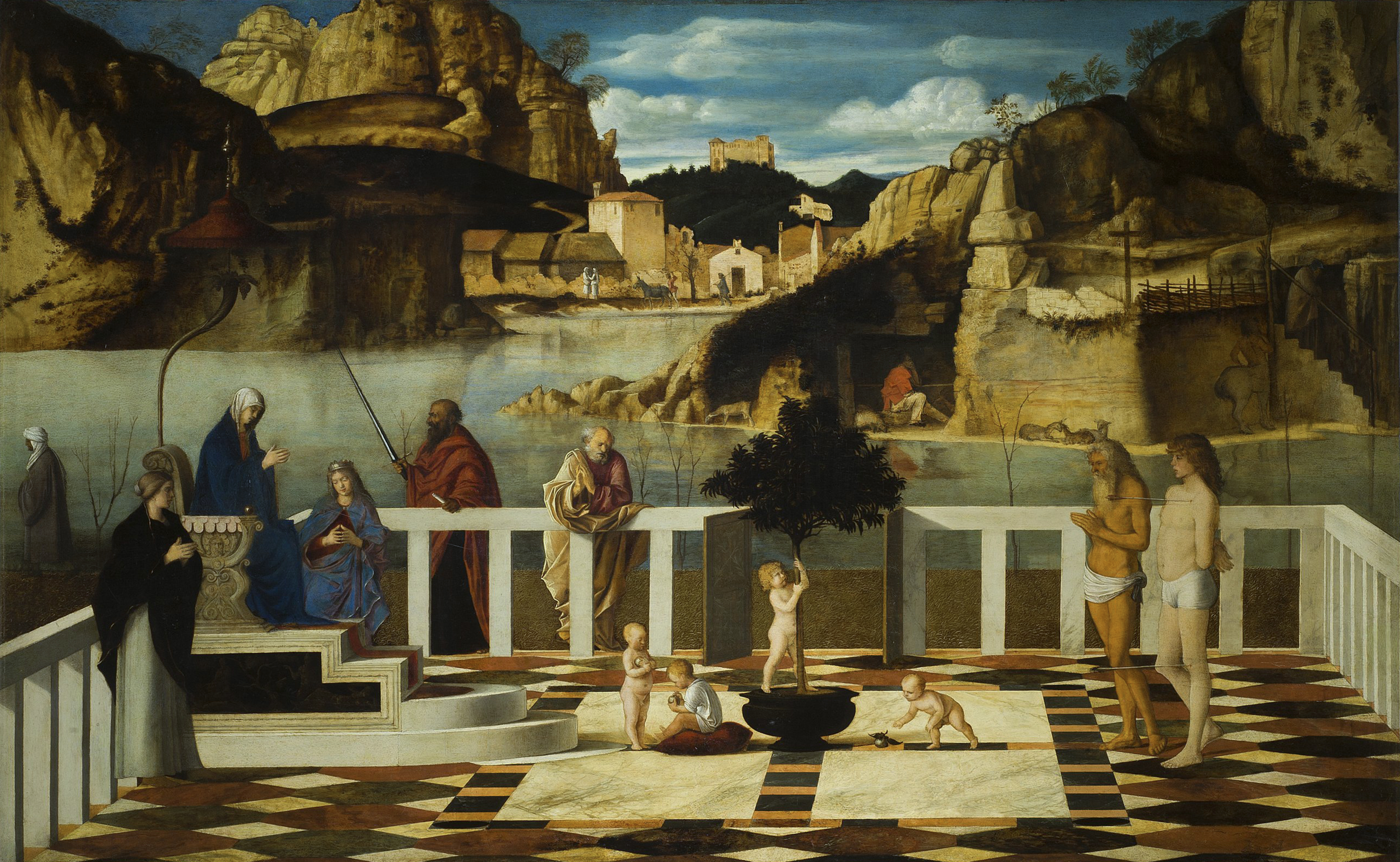 Holy allegory by Giovanni Bellini | Artworks | Uffizi Galleries