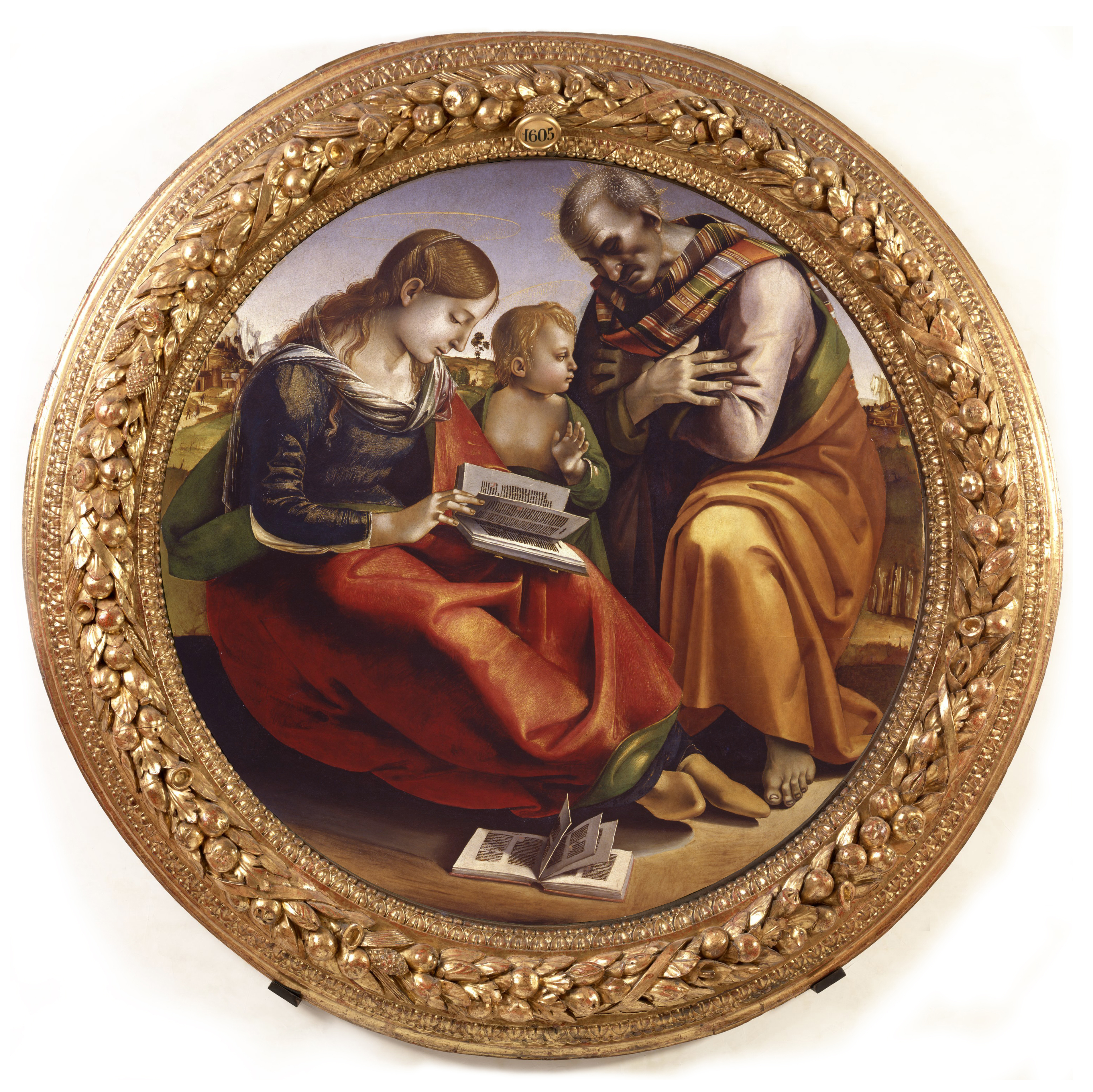 Sacra Famiglia di Luca Signorelli | Opere | Le Gallerie degli Uffizi