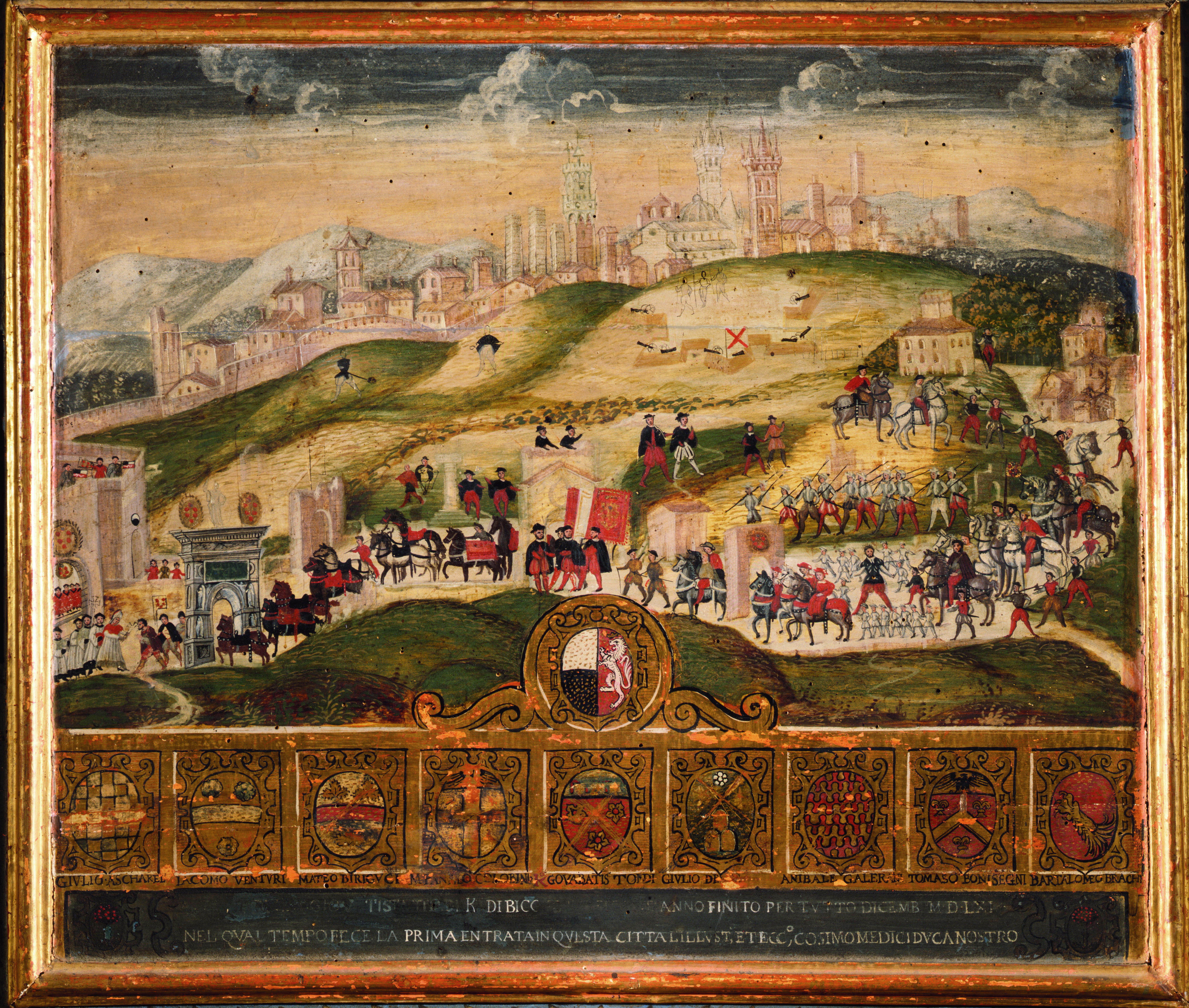 Tribute to Cosimo I - The Prince's 100 Lances | Uffizi Galleries