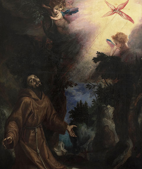 San Francesco riceve le Stimmate, di Ludovico Cardi detto il Cigoli ...