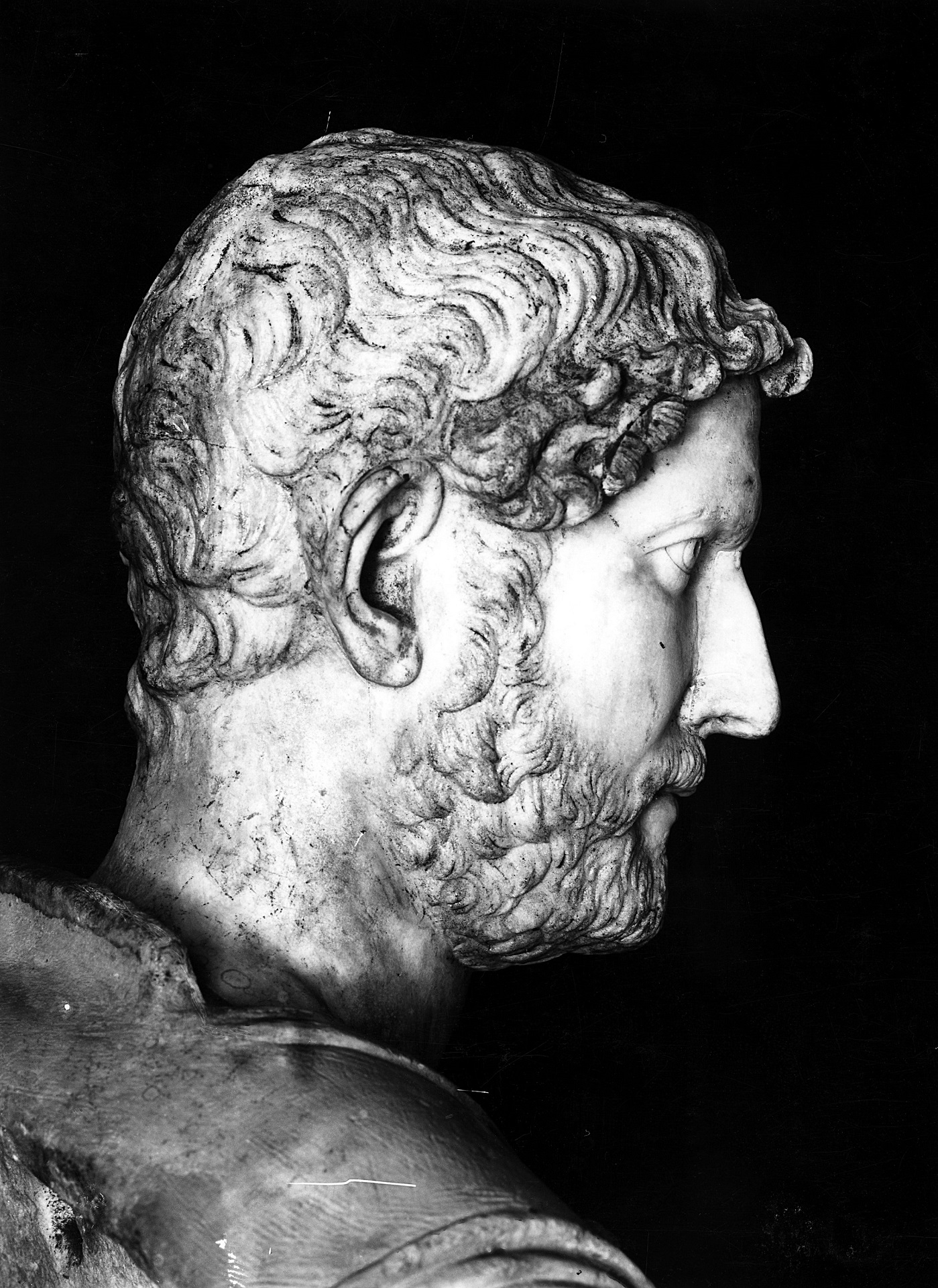 Portrait of Hadrian, Roman art | Artworks | Uffizi Galleries