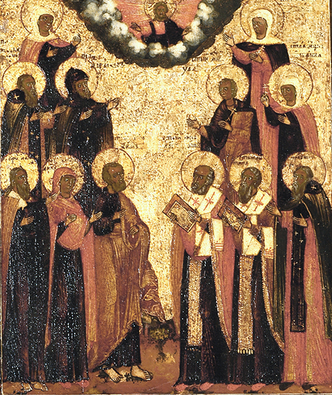 Central Russia, Saints in prayer | Artworks | Uffizi Galleries