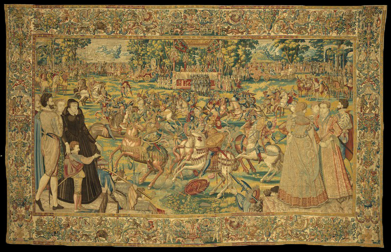 La Galleria degli arazzi. Epifanie di tessuti preziosi | Le Gallerie ...