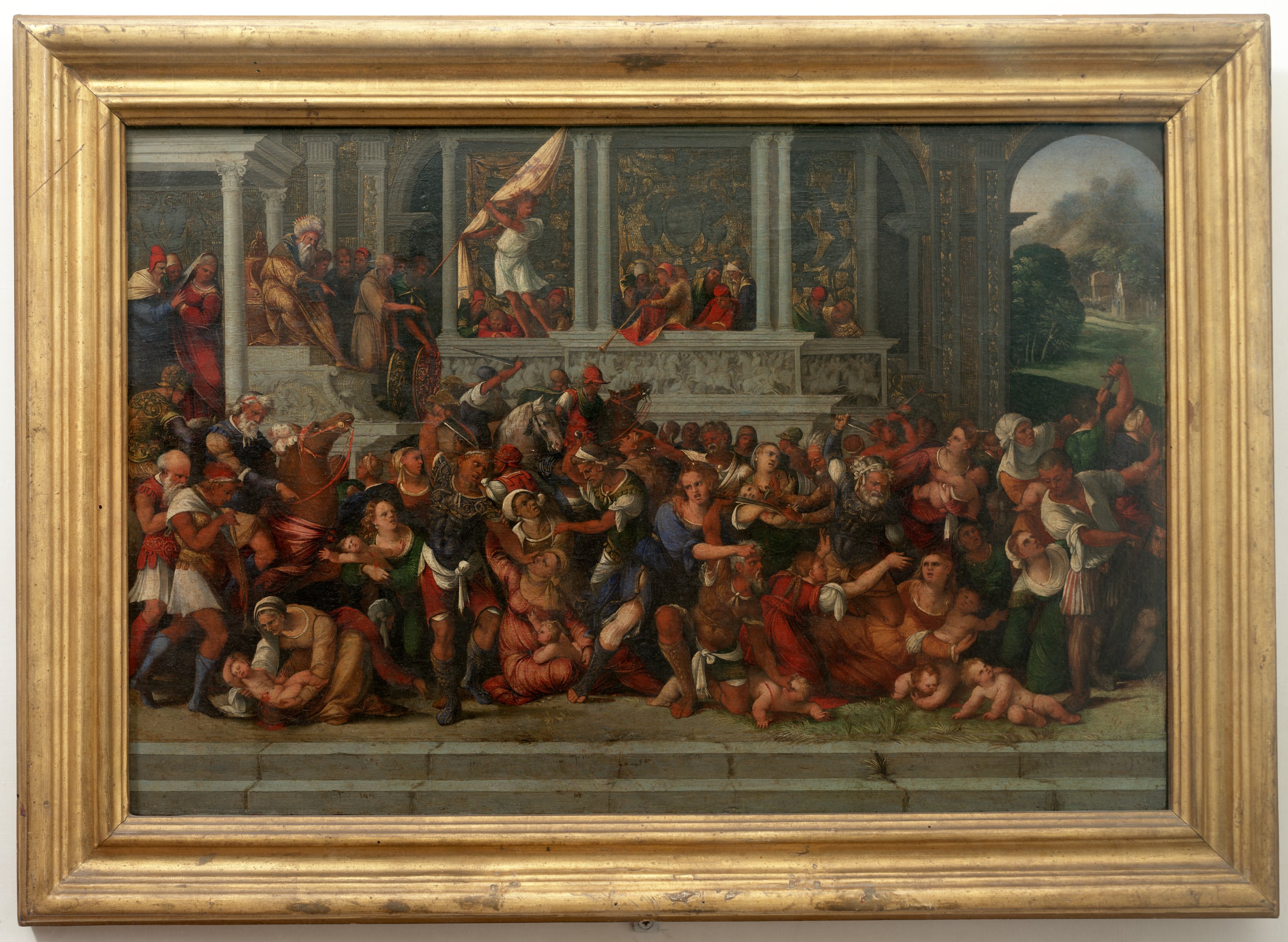 La strage degli innocenti di Ludovico Mazzolino | Opere | Le Gallerie ...