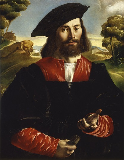 Ritratto d’uomo (Ritratto di gentiluomo col guanto) del cosiddetto ...