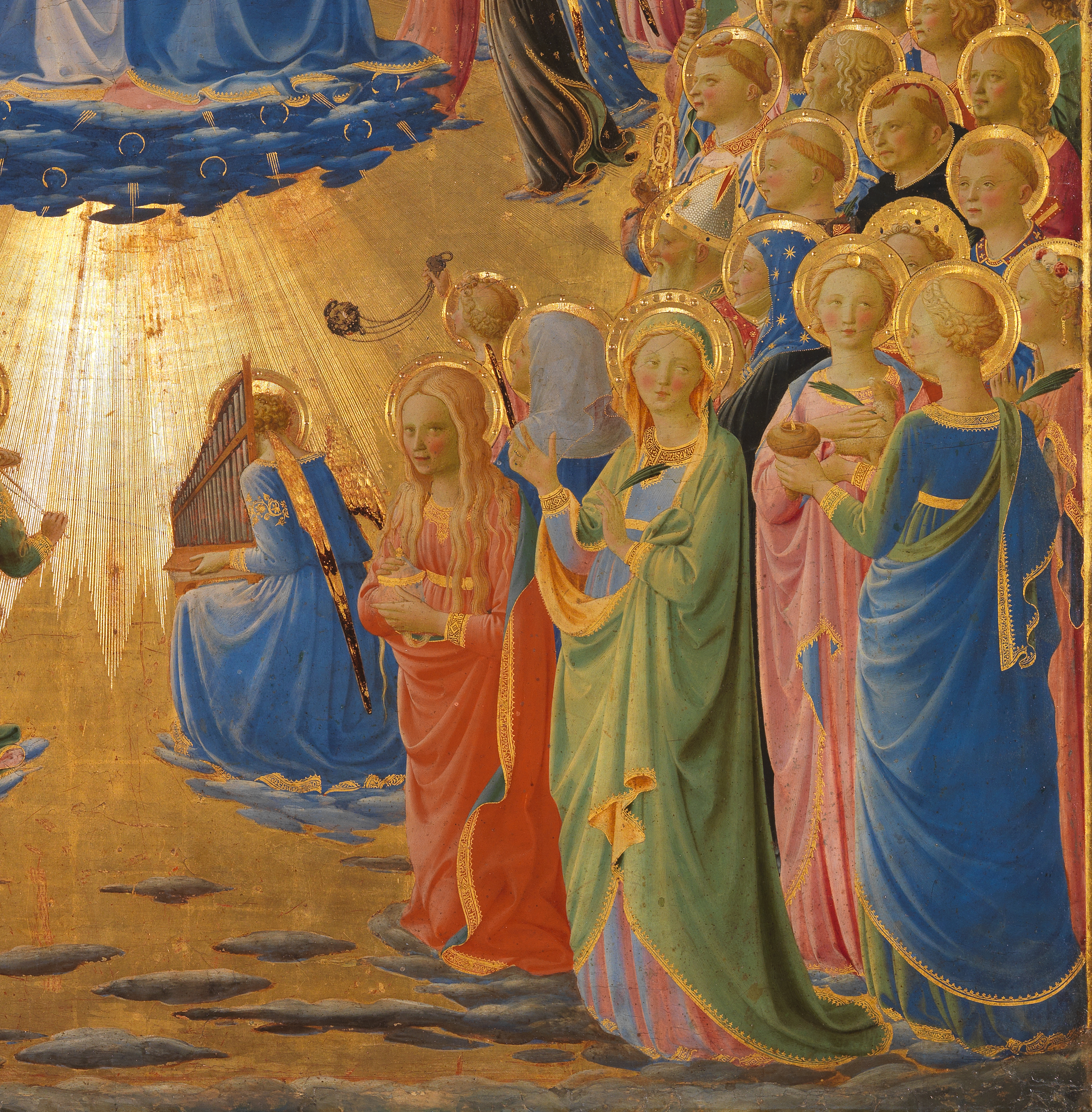 Glorification of Mary by Fra' Giovanni Angelico known as Beato Angelico ...